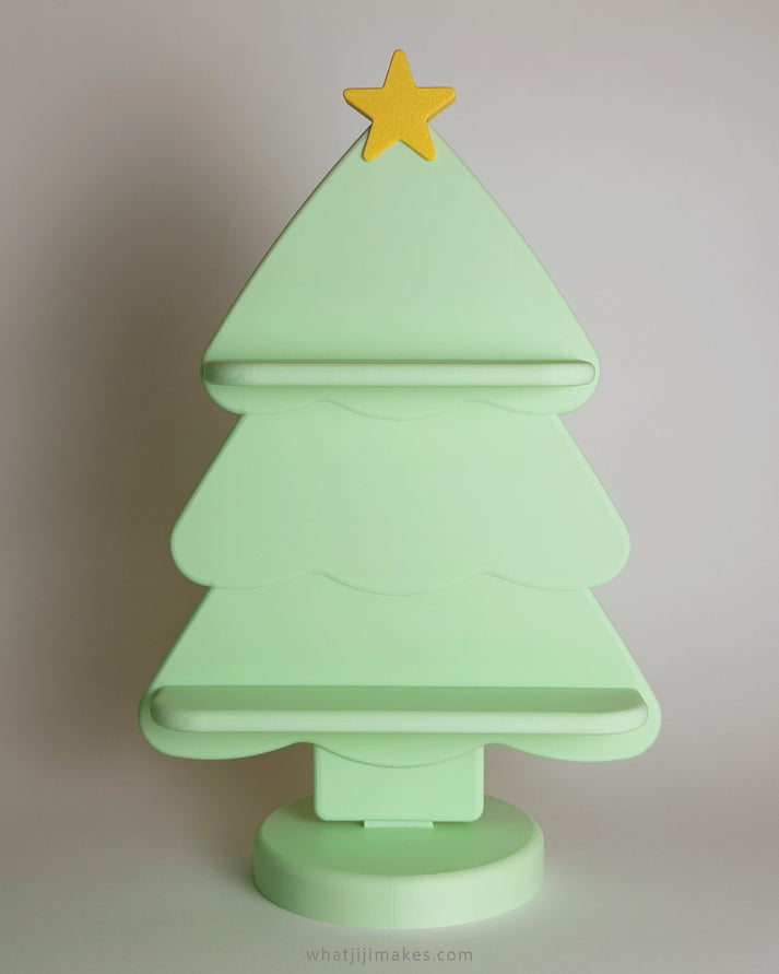 Christmas Tree Shelf 🌲 (Evergreen Edition) – What Jiji Makes